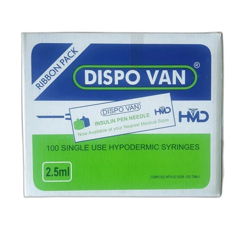 Buy HMD Dispovan 2.5ml Syringe with Needle at Best Price Online.