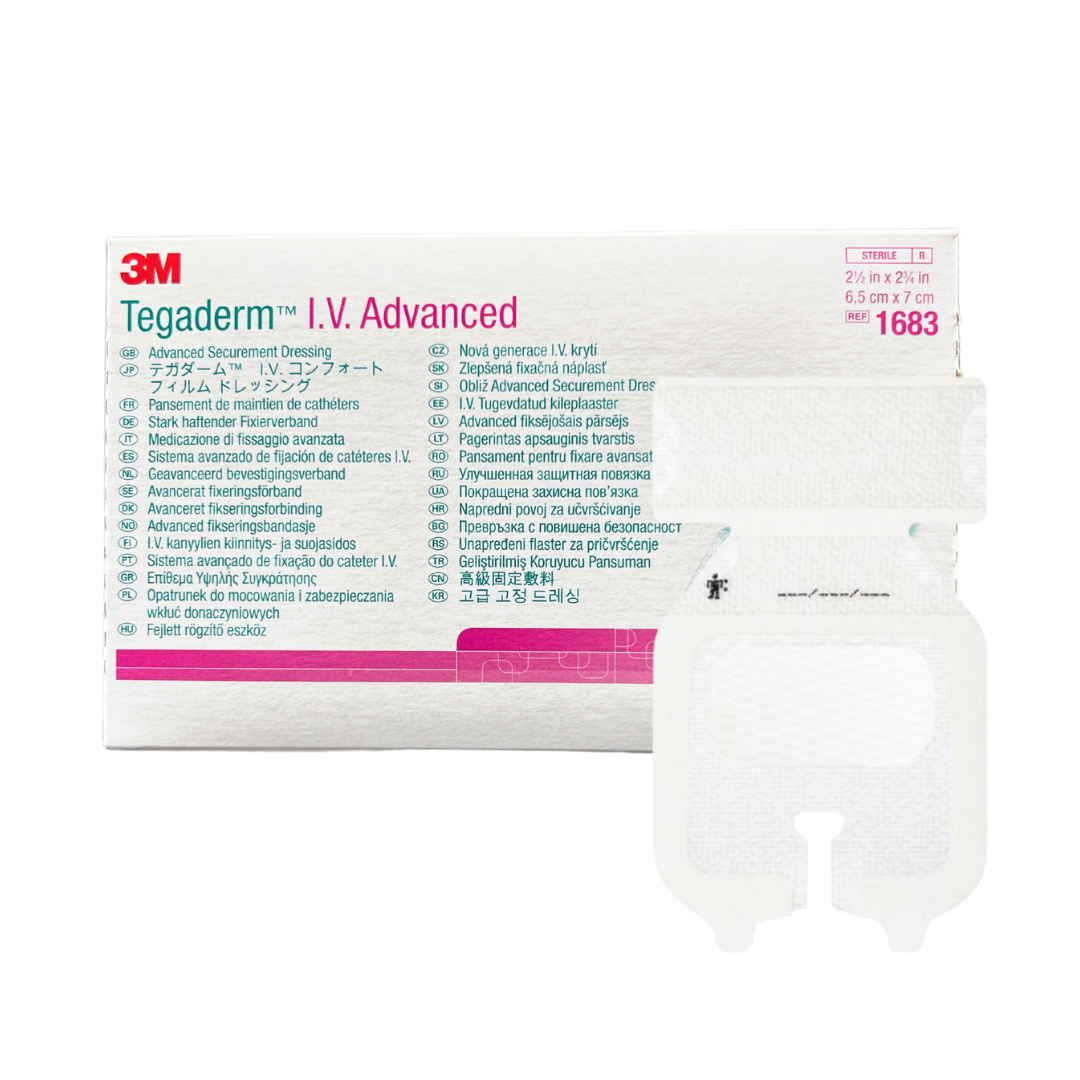 Buy 3M Tegaderm I.V. Advanced Securement Dressing 6.5Cm x 7Cm Pack of ...