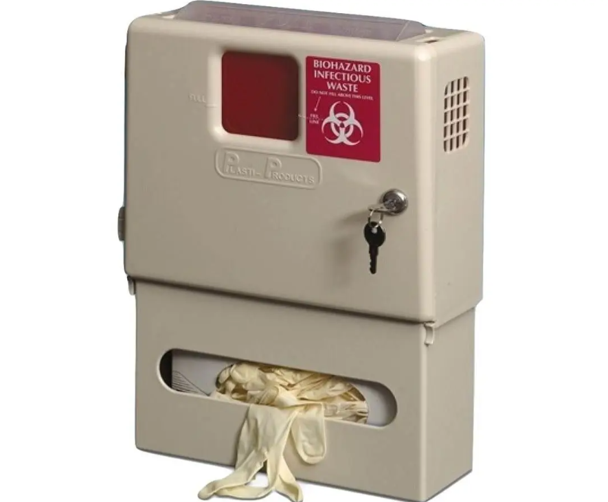 Buy Sharp Container Locking Cabinet with Gloves Holder In UAE