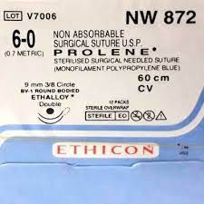 Buy Ethicon Prolene Suture 6-0 - NW872 Pack of 12 at Best Price Online.