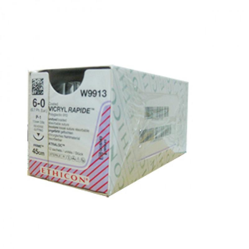 Buy Ethicon Vicryl Suture 6-0 - W9913 Pack of 12 at Best Price Online.