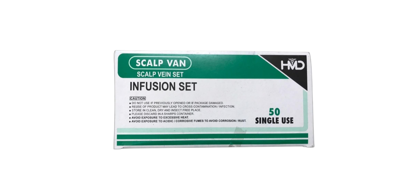 Buy HMD ScalpVan Scalp Vein Set - Pack of 50 In UAE